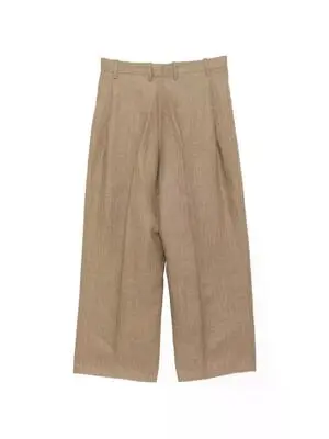 HED MAYNER Pleated Wide-leg Trousers