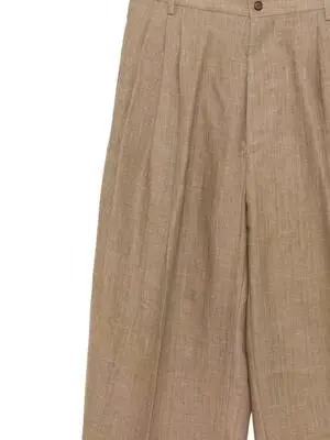 HED MAYNER Pleated Wide-leg Trousers