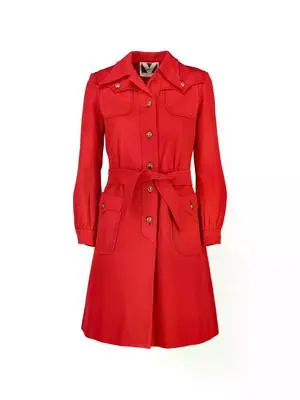 Valentino Garavani Belted Midi Dress - Red