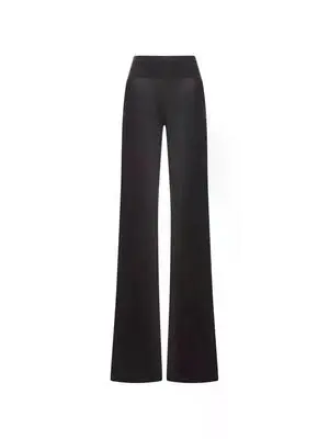 Rick Owens Bias Ribbed Waistband Trousers