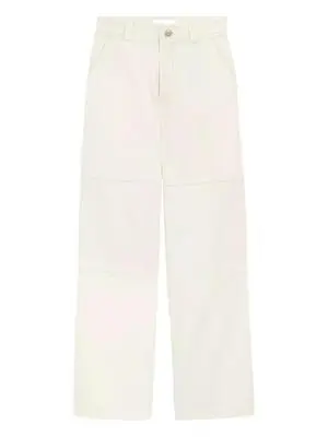 AMI Paris Cotton Worker Trousers - Neutrals