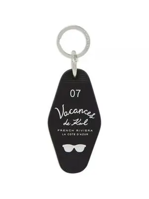 Karl Lagerfeld Embellished-details Keyring - Black