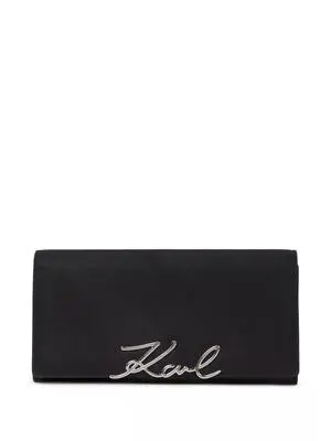 Karl Lagerfeld K/signature Continental Wallet - Black