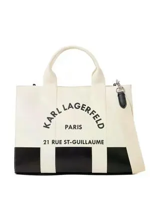 Karl Lagerfeld Medium Rue St-guillaume Tote Bag - Neutrals