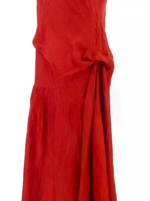 Plan C Asymmetrical Draped Dress
