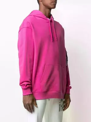 Moschino Zip Pull Pocket-detail Hoodie