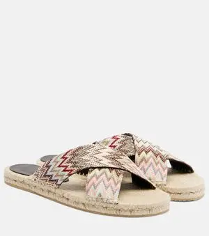 Missoni Harlow Zigzag Espadrille Sandals - Multicoloured