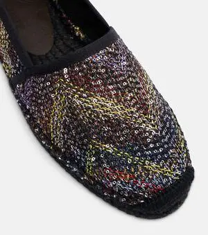 Missoni Elle Sequined Espadrilles - Multicoloured