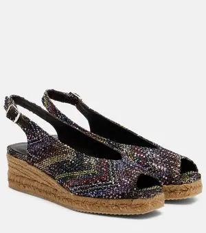 Missoni Sequined Espadrille Wedges