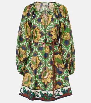 ALEMAIS Liana Printed Mini Dress - Multicoloured