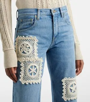 Alanui Island's Diary Straight Jeans