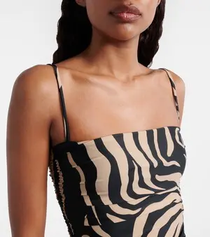 Johanna Ortiz Printed One-piece Swimsuit