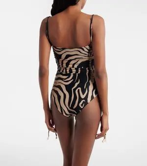 Johanna Ortiz Printed One-piece Swimsuit