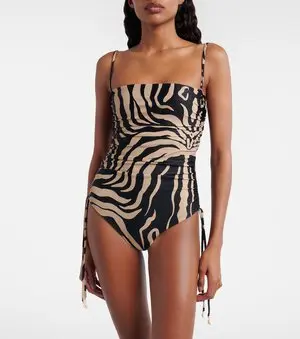 Johanna Ortiz Printed One-piece Swimsuit