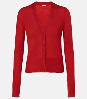 JOSEPH Cashmere Cardigan - Orange