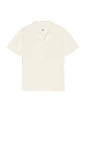 Reigning Champ Cotton Linen Piazza Shirt In . Also - Cream