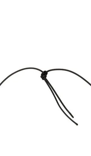 PETIT MOMENTS Stone Disc Corded Necklace - Teal