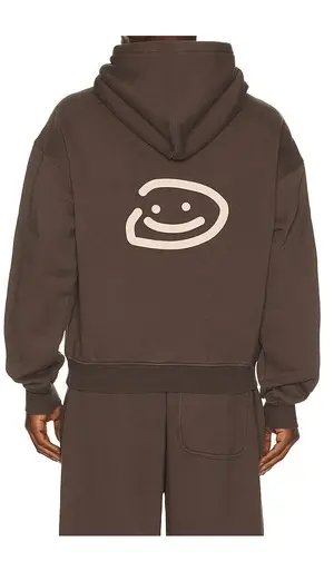 DRMERS CLUB Smiley Logo Hoodie - Brown