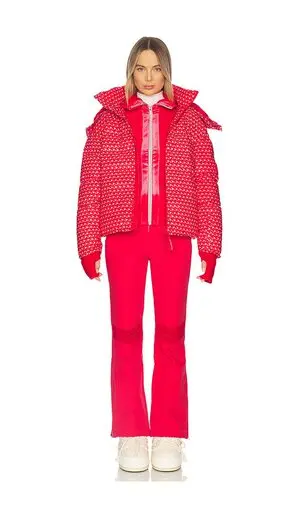MY SUNDAY SKI Ribbed Zip Up Mid Layer Jacket