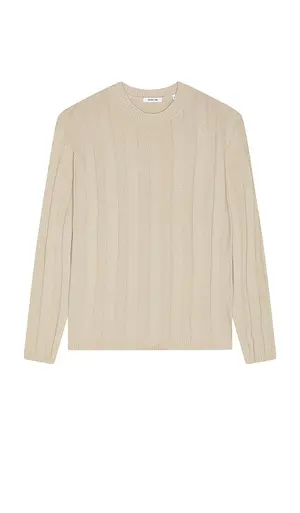 Helmut Lang Wide Rib Crew Neck Sweater - Grey