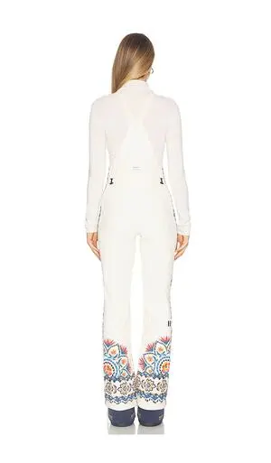 WHITESPACE X Farm Rio High Waisted Riding Bib Pant
