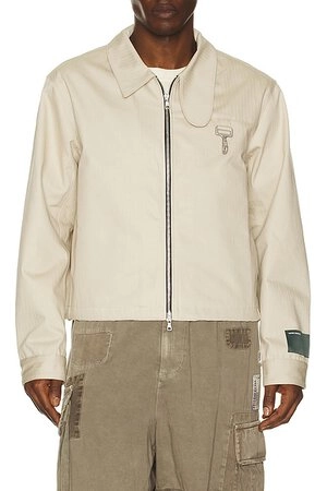 Reese Cooper Cotton Herringbone Work Jacket