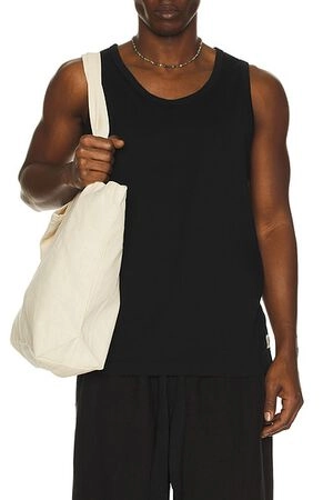 Reigning Champ Lightweight Jersey Slim Tank Top - Black