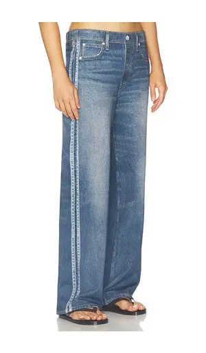 Rag & Bone Rb Miramar Terry Track Pant - Blue