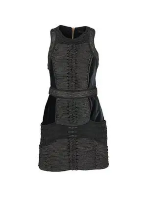 Balmain X H&m Rope Embellishment Mini Dress