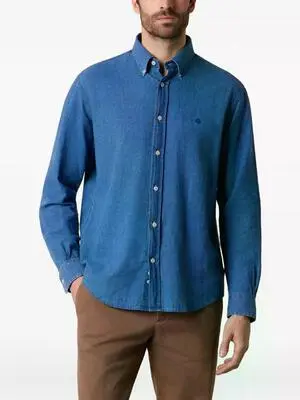 Brooks Brothers Button-down Embroidered Shirt - Blue