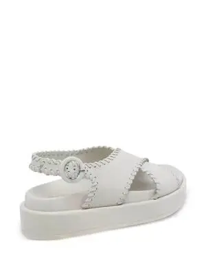 PALOMA BARCELO Buckle Leather Sandals