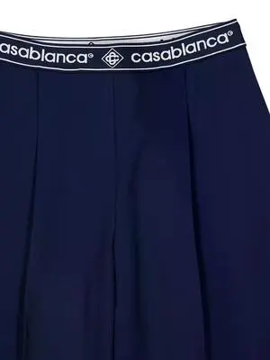 Casablanca Logo Waistband Tailored Trousers