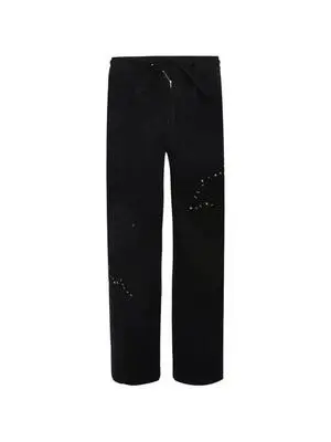 Domrebel Knee Length Jeans For Men