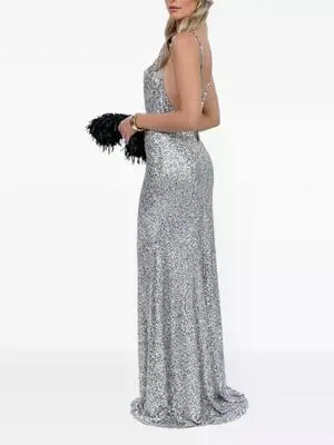 ROSERRY Sequined Sleeveless Gown