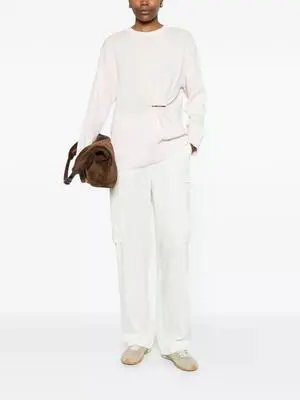 TWINSET Cargo Pocket Straight Leg Trousers