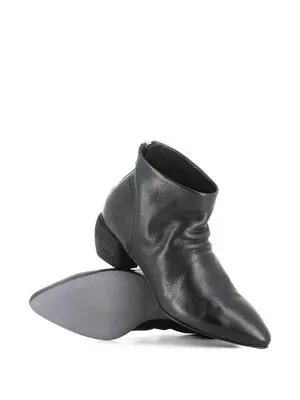 Officine Creative Pointed Toe Zip Ankle Boots