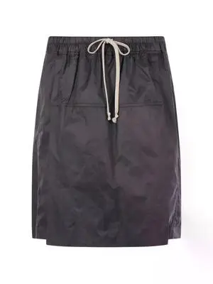 Moncler X Rick Owens Logo-patch Kilt Panel Shorts