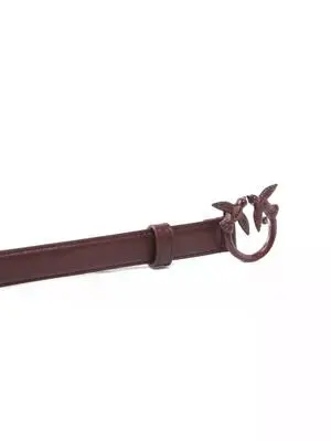 Pinko Love Birds Buckled Belt - Red