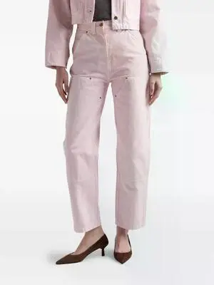 Prada Wide-leg Canvas Trousers