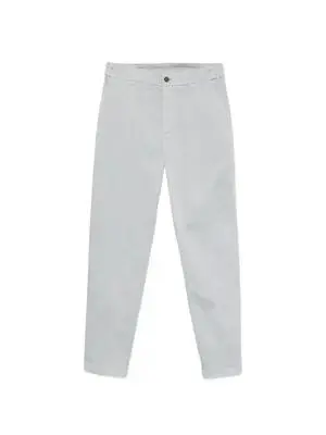 Eleventy Buttoned Tapered Trousers - Grey