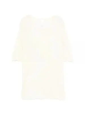 LAUREN MANOOGIAN Plissé Knit Top