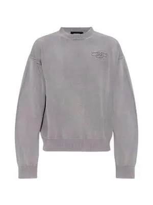 Dsquared2 Embroidered Logo Mock Neck Sweater