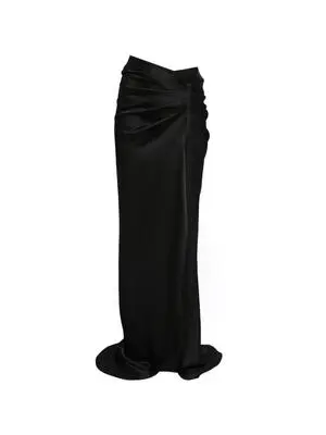 M.MARQUISE Gigi Twisted Maxi Skirt - Black