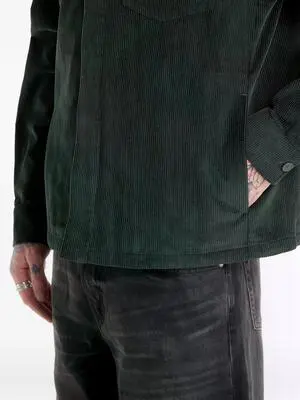 Fred Perry Corduroy Chest-pocket Shirt - Green
