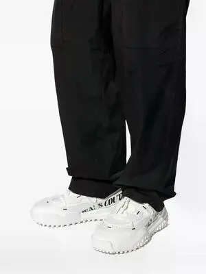 Versace Logo Lettering Lace-up Sneakers