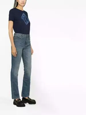 Ralph Lauren Stonewashed Bootcut Denim Jeans
