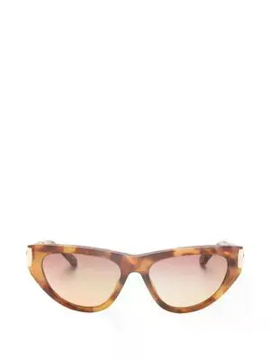 Chloé Engraved Logo Sunglasses - Brown