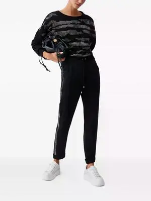 Liu Jo Crew-neck Sweatshirt With Stud Embellishments
