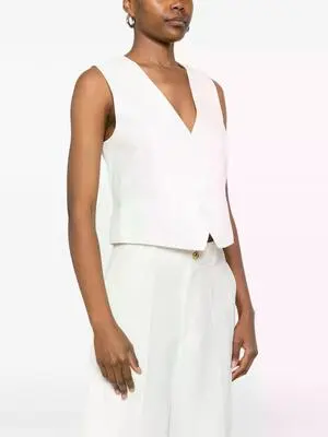 P.a.r.o.s.h Sleeveless V-neck Waistcoat