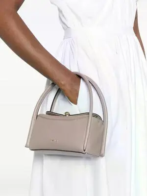 Furla Top Handle Shoulder Bag With Gold-tone Hardware - Neutrals
